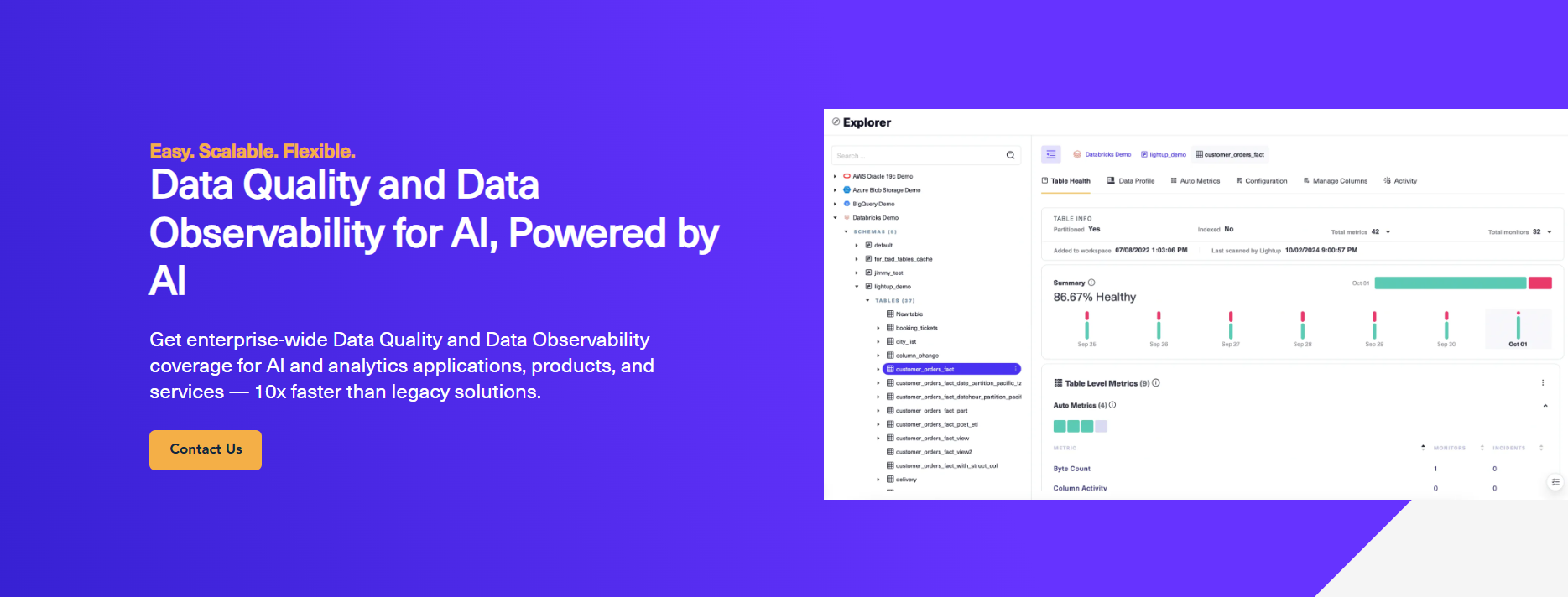 Data Quality & Observability for AI, Powered by AI | Lightup
